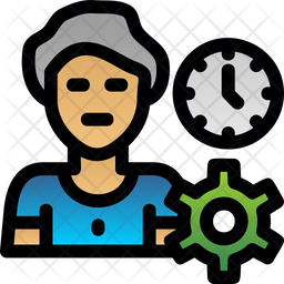 Multitasking Icon - Download in Gradient Style