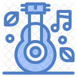 Music Motivation Icon - Download in Colored Outline Style