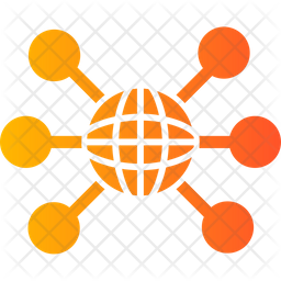 Network Emoji Icon - Download in Gradient Style