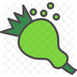 Opium Icon - Download in Colored Outline Style
