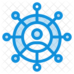 People Connection Icon - Download in Dualtone Style