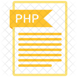 Php file Icon - Download in Flat Style