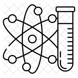 Physics Icon - Download in Line Style