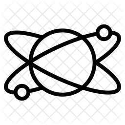 Physics Icon - Download in Line Style