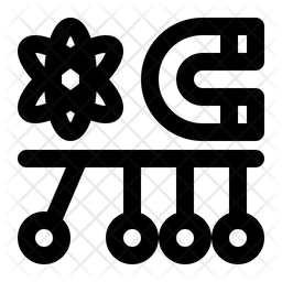 Physics Icon - Download in Line Style