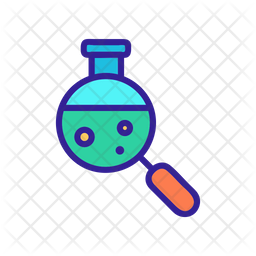 Physics Lab Experiment Icon - Download in Colored Outline Style