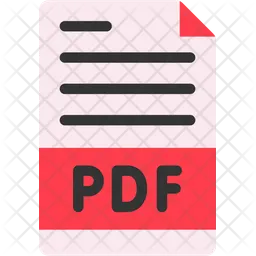 Portable Document Format File Icon - Download in Flat Style