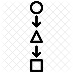 Process Modeling Icon - Download in Line Style