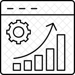 Productive Analysis Icon - Download in Line Style