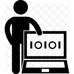 Programmer Icon - Download in Glyph Style