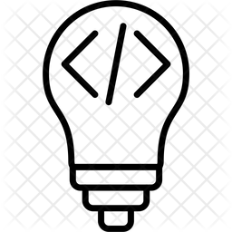 Programming Idea Icon - Download in Line Style