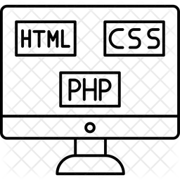 Programming Languages Icon - Download in Line Style