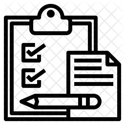 Project Management List Icon - Download in Line Style