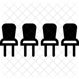 Queue Icon - Download in Glyph Style