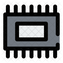 Random Access Memory Icon - Download in Colored Outline Style