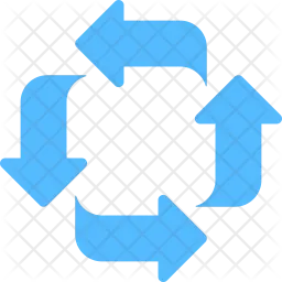 Reprocessing Icon - Download in Flat Style