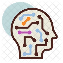 Robot Mechanism Icon - Download in Colored Outline Style