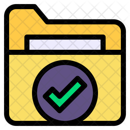 Save File Icon - Download in Colored Outline Style
