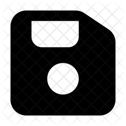 Save File Icon - Download in Glyph Style