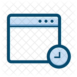 Scheduled Task Icon - Download in Colored Outline Style