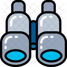 Scope Icon - Download in Colored Outline Style