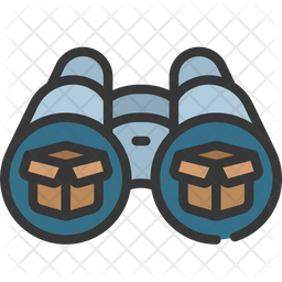 Scope Icon - Download in Colored Outline Style