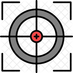 Scope Icon - Download in Colored Outline Style