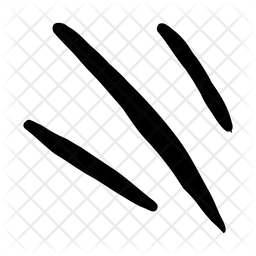 Scratch Marks Icon - Download in Doodle Style
