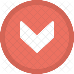 Scroll Down Arrow Icon - Download in Flat Style