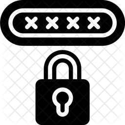 Security Code Icon - Download in Glyph Style