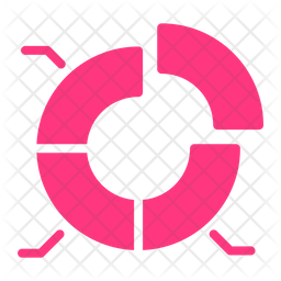 Segmentation Icon - Download in Glyph Style