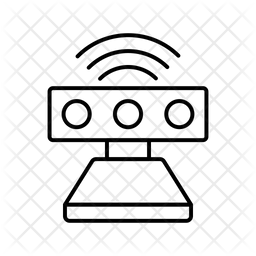 Sensor Icon - Download in Line Style