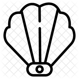 Shell Icon - Download in Line Style