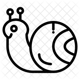 Shell Icon - Download in Line Style