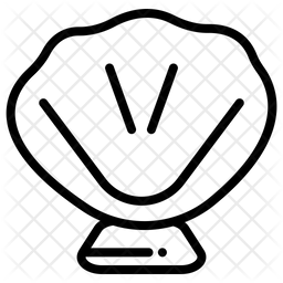 Shell Icon - Download in Line Style