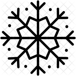 Snowflake Icon - Download in Line Style