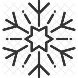 Snowflake Icon - Download in Line Style