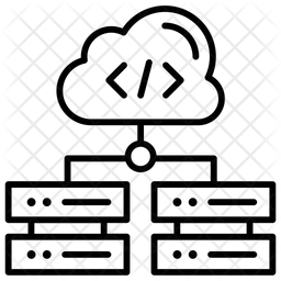 Software defined networking Icon - Download in Line Style