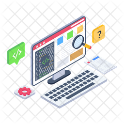 Software Testing Icon - Download in Isometric Style