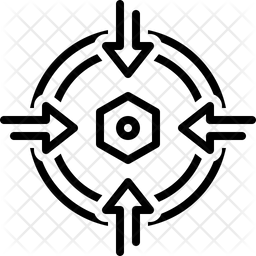 Specific Icon - Download in Line Style