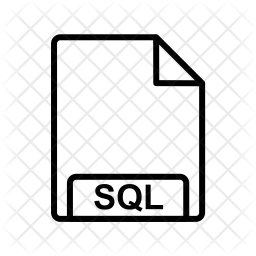 Sql Icon - Download in Line Style