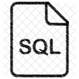 Sql Icon - Download in Line Style