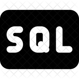 Sql Icon - Download in Glyph Style