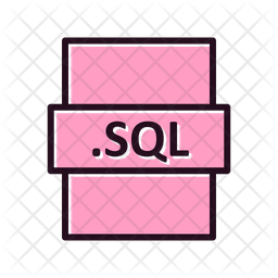 Sql Icon - Download in Colored Outline Style