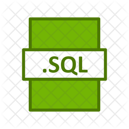 Sql Icon - Download in Colored Outline Style