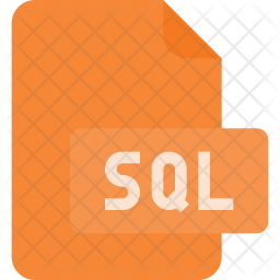 Sql file Icon - Download in Flat Style