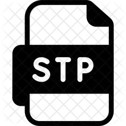 Step D Cad File Icon - Download in Glyph Style