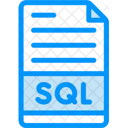 Structured Query Language Data File Icon - Download in Dual Tone Style