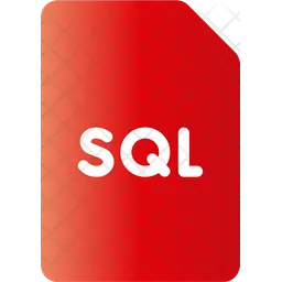Structured Query Language Data File Icon - Download in Gradient Style