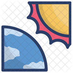 Sun Eclipse Icon - Download in Glyph Style